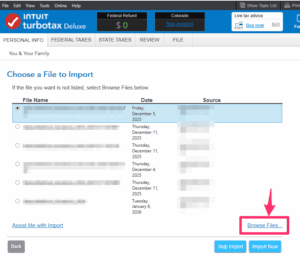 How to Import Your Data Into TurboTax (Desktop Versions: Windows & Mac ...
